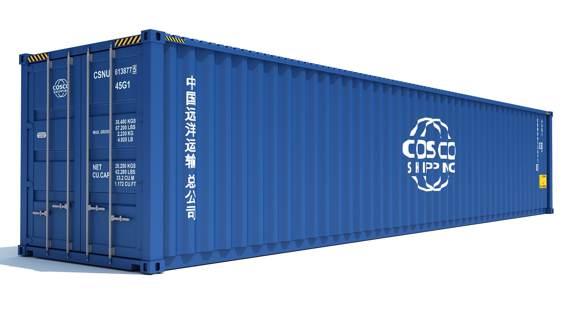 Shipping container cosco 3D model - TurboSquid 1616049