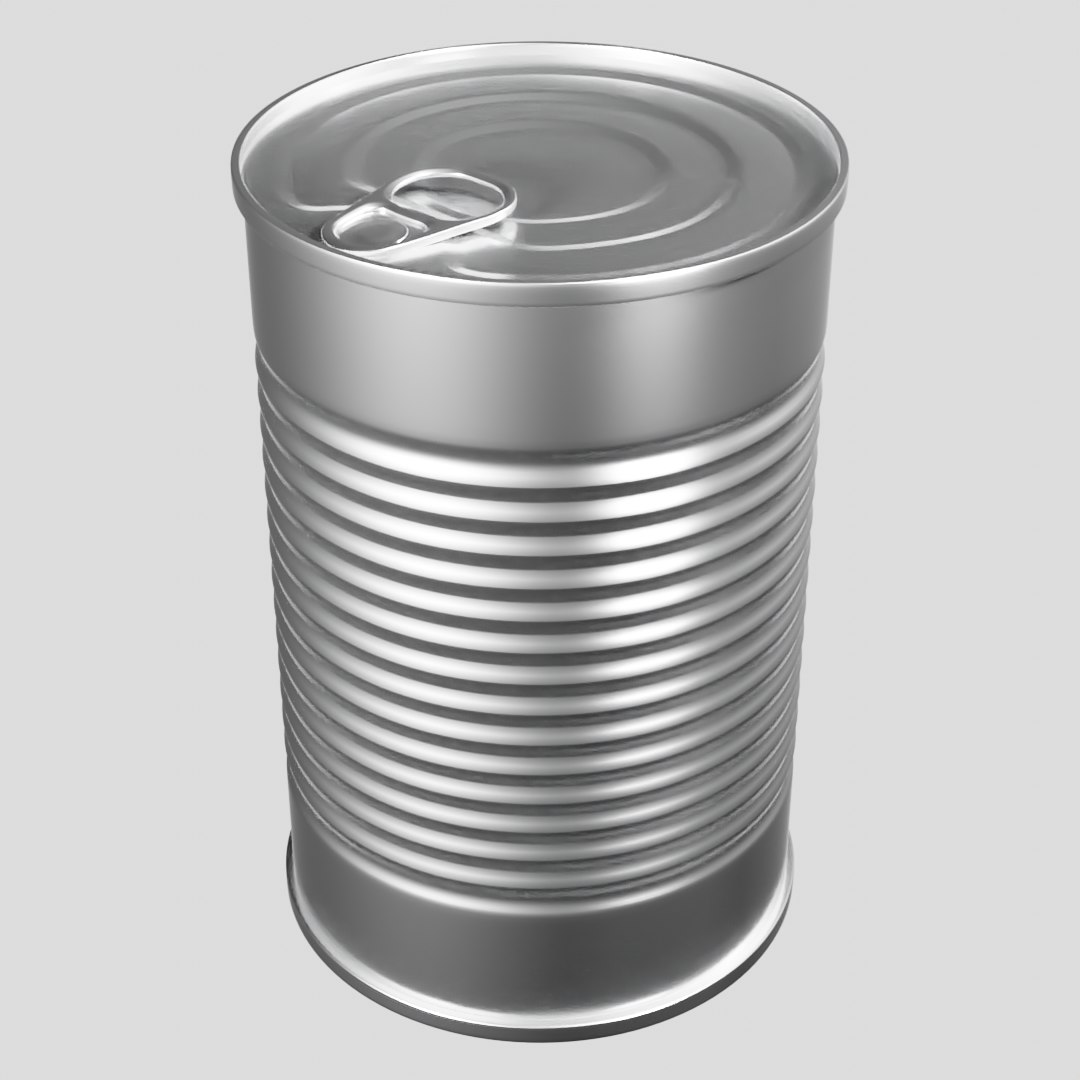 3D realistic tin model - TurboSquid 1616725