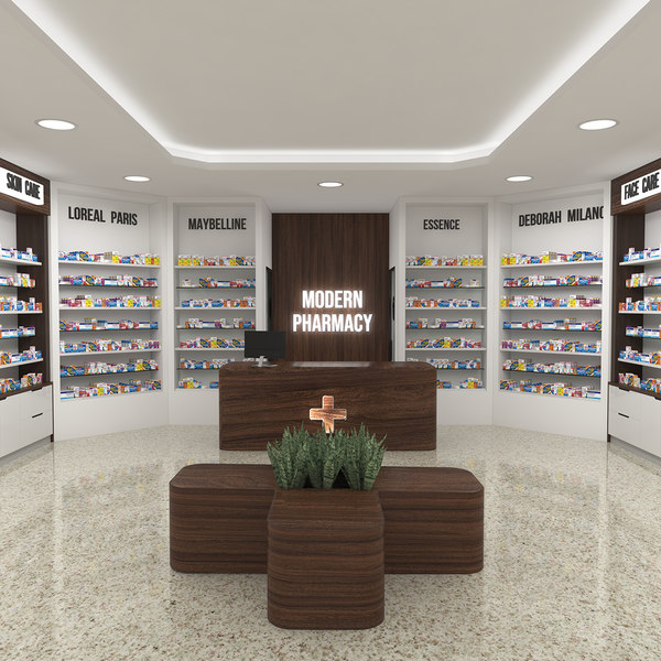 Pharmacy 3D Models for Download | TurboSquid