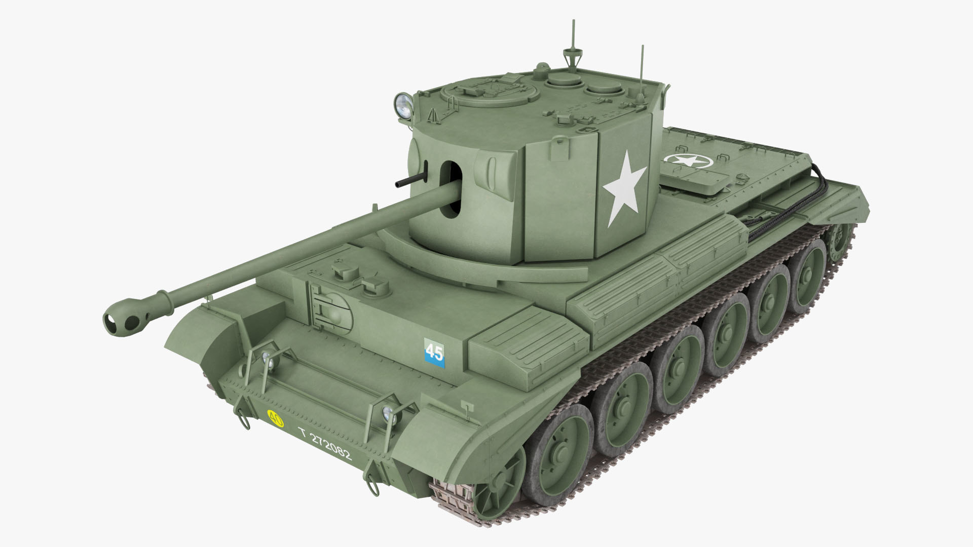 Cruiser tank challenger a30 model - TurboSquid 1617117