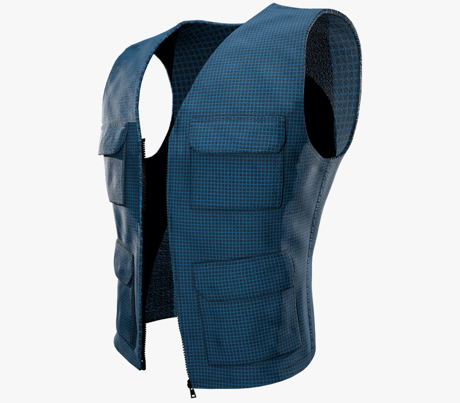 3D casual vest style 1 model - TurboSquid 1618484