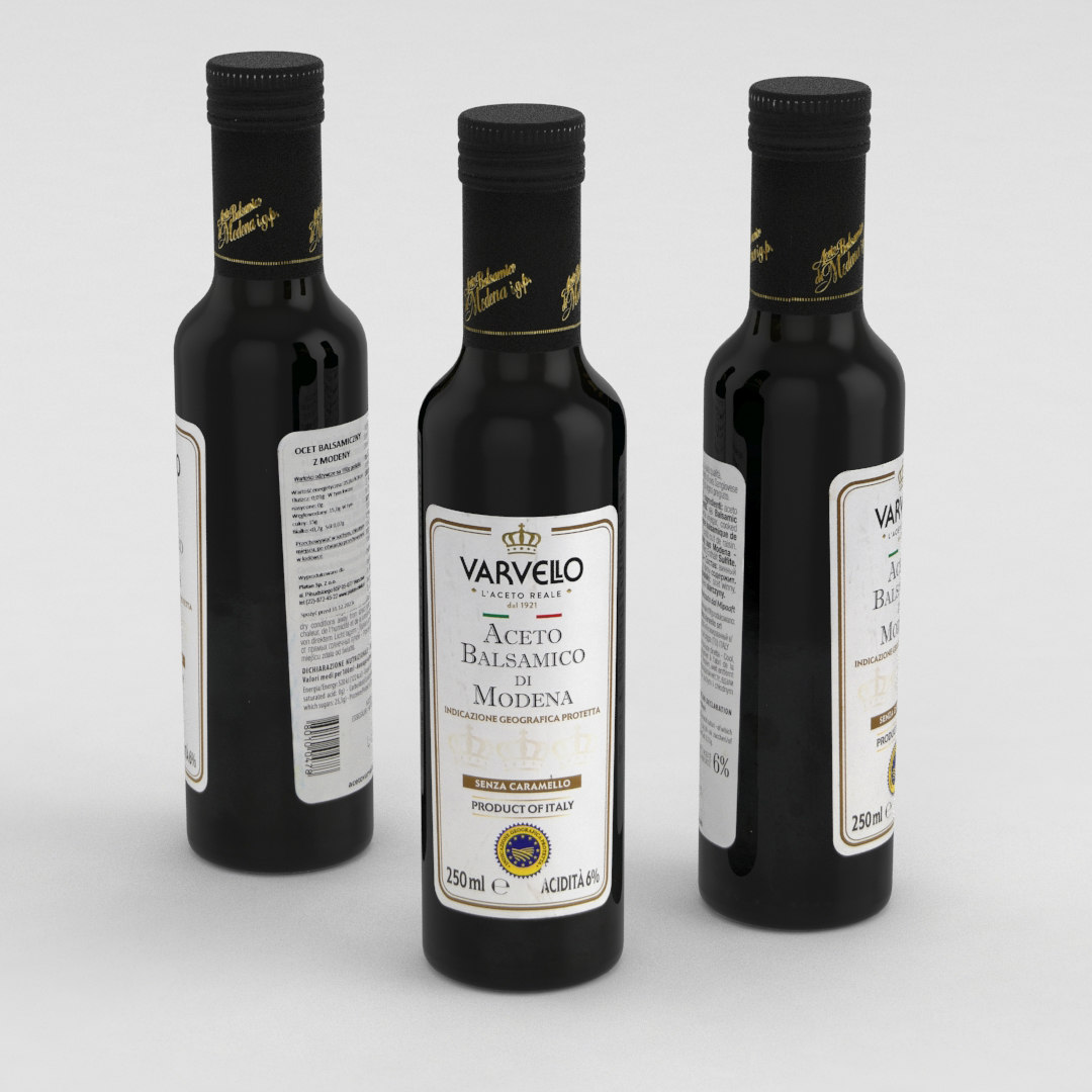 modelo 3d Varvello Aceto Balsamico di Modena 250ml 2020 - TurboSquid ...