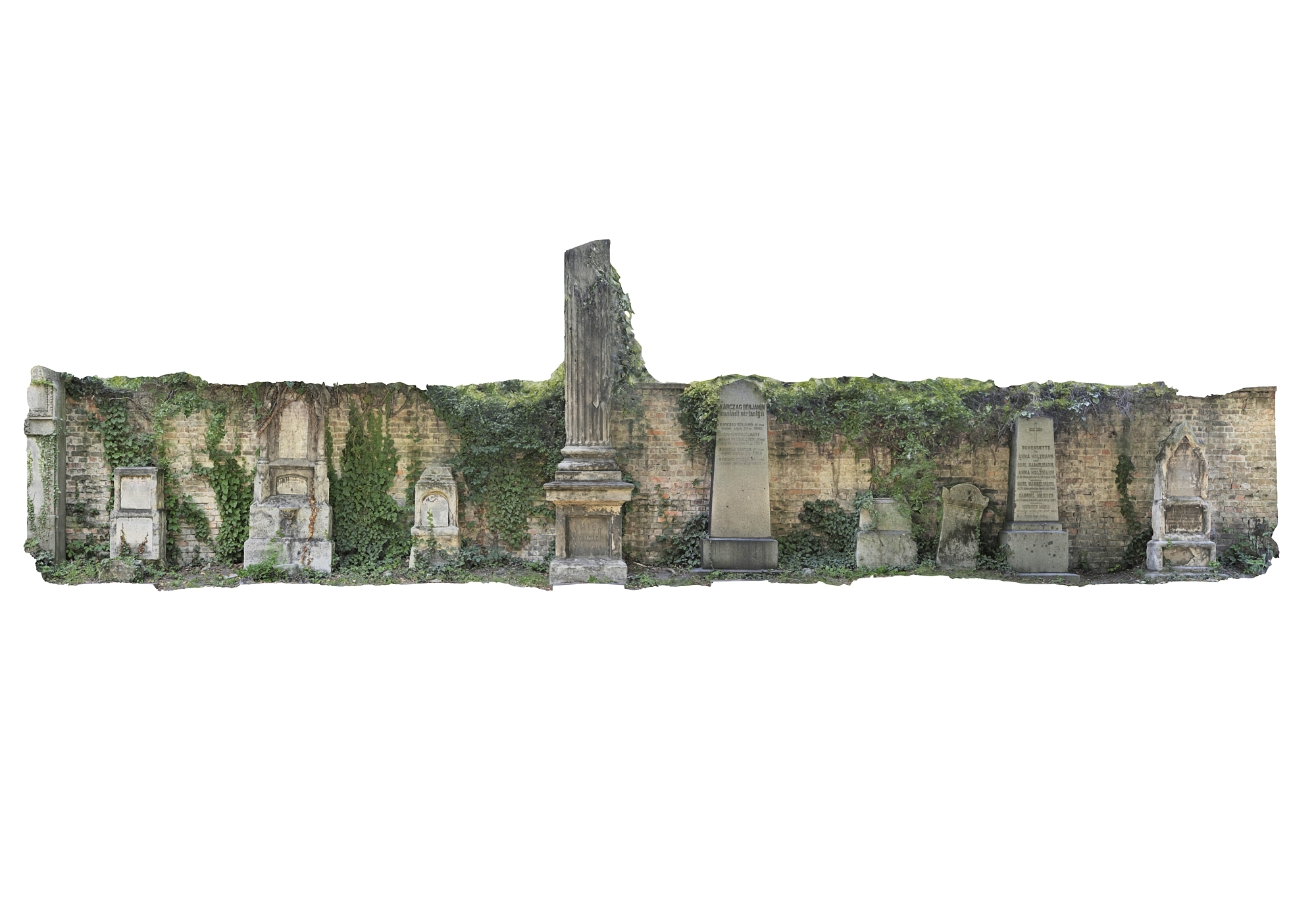 Cemetery wall hd 3D model - TurboSquid 1617320