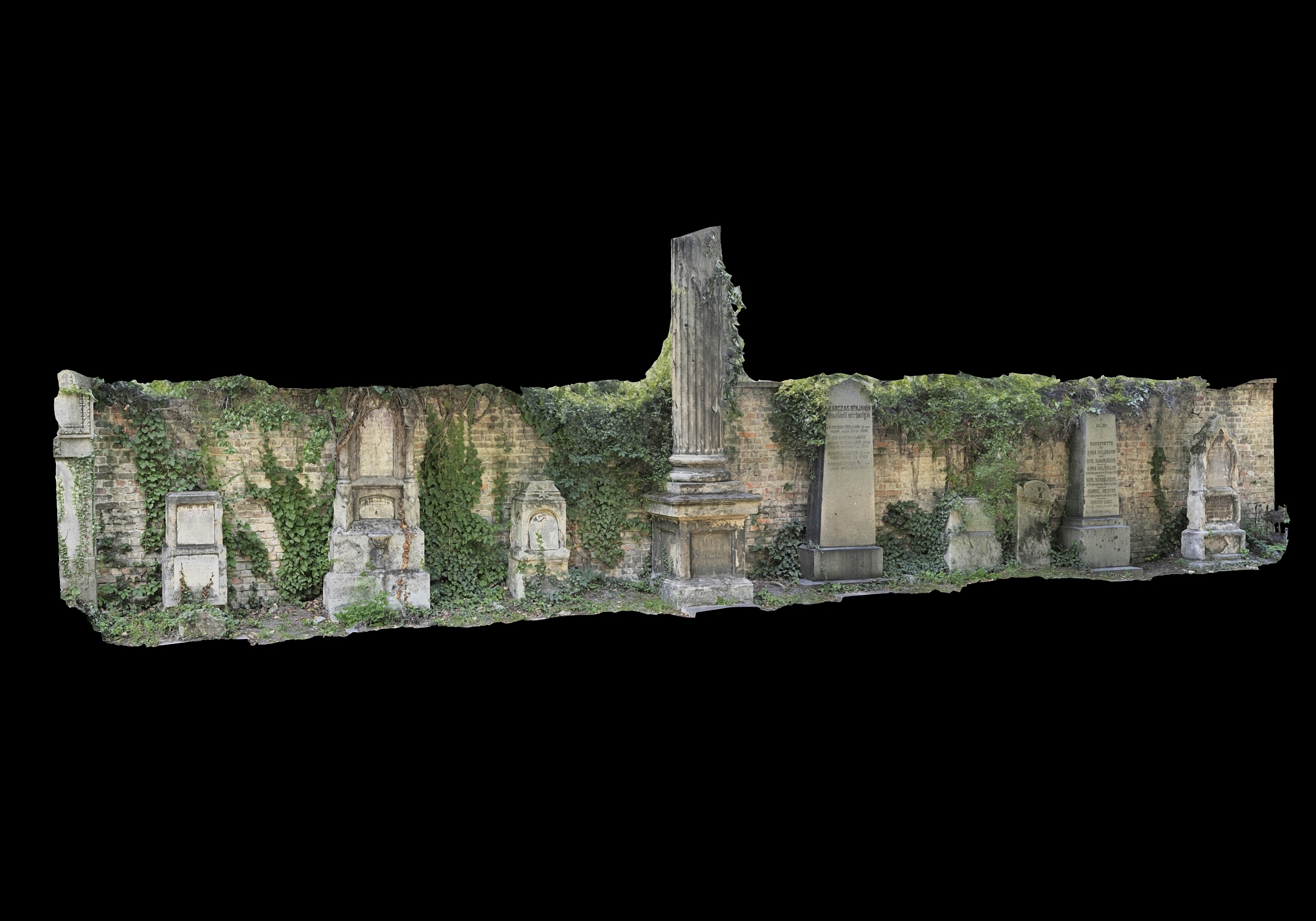 Cemetery wall hd 3D model - TurboSquid 1617320