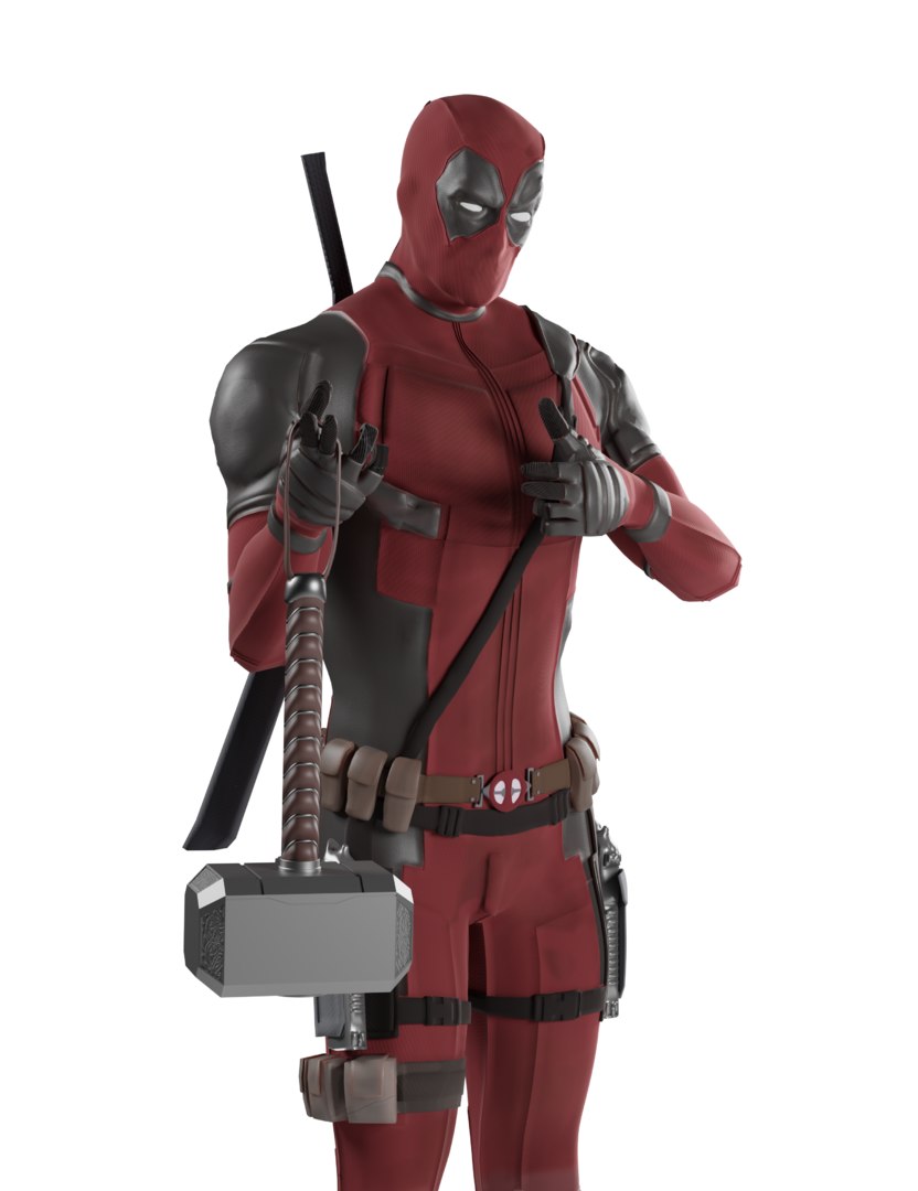 3D deadpool model - TurboSquid 1570948
