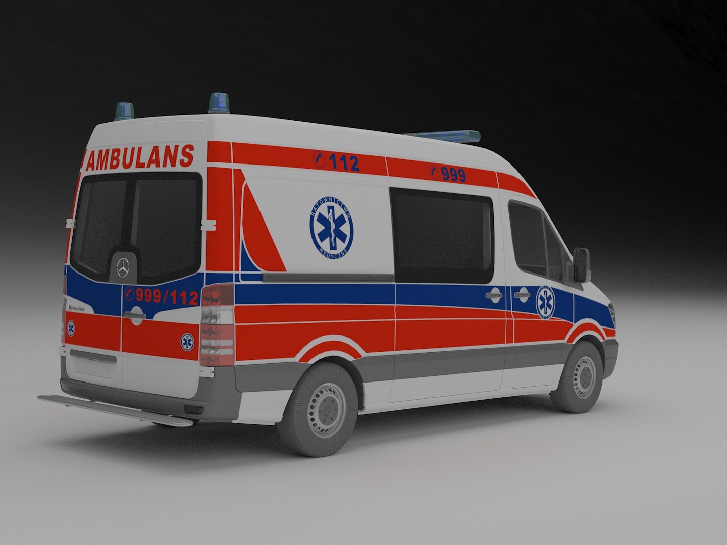 Ambulance 3D model - TurboSquid 1617513