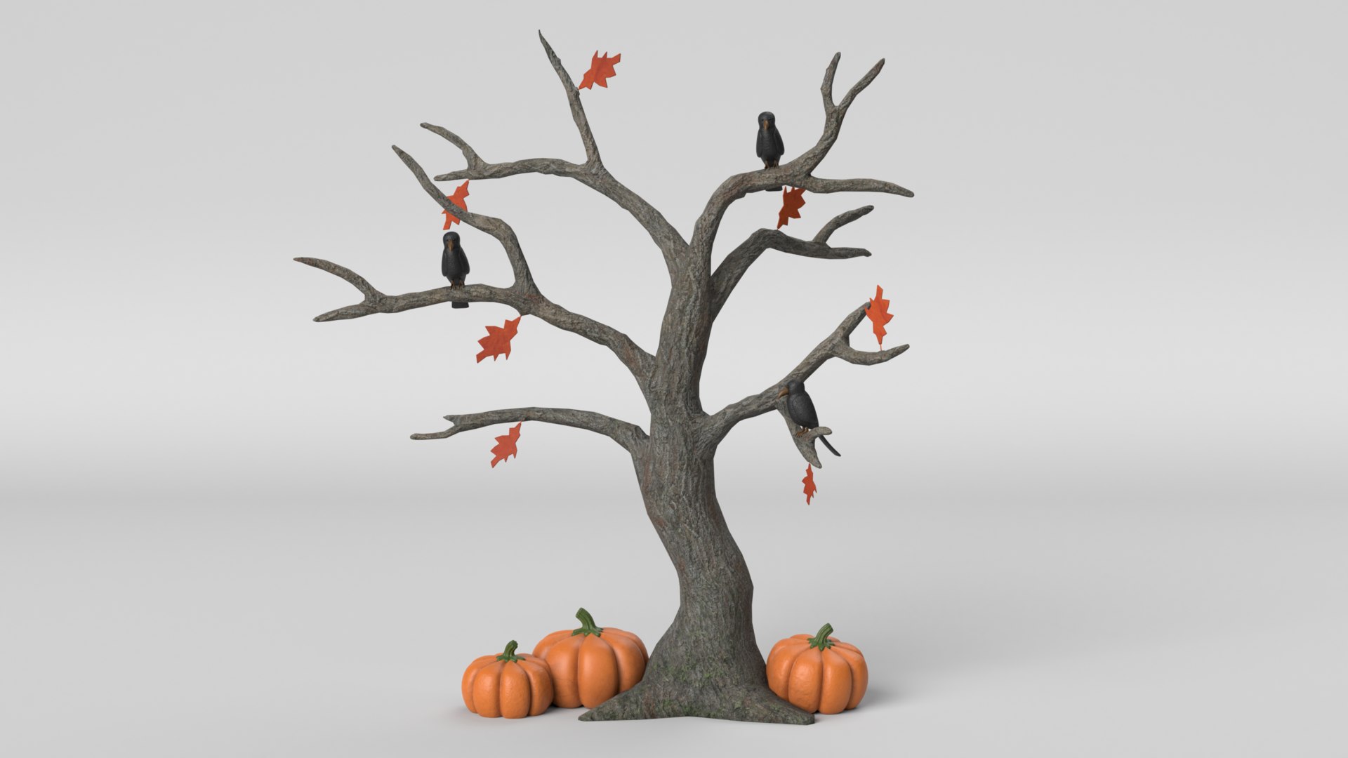 3D spooky tree - TurboSquid 1617635