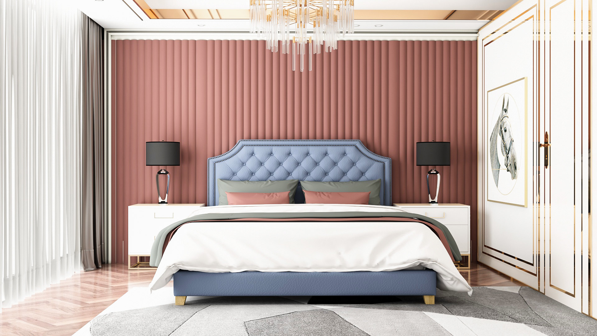 3D bedroom render - TurboSquid 1617656