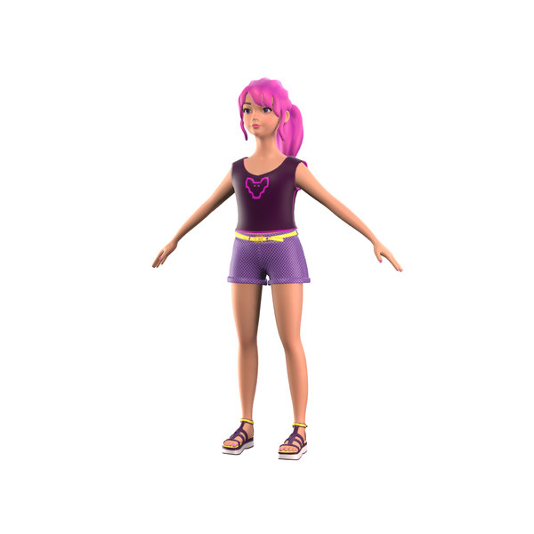 Teen Girl 3D Models for Download | TurboSquid