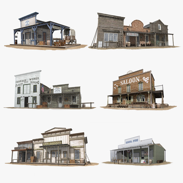 3d model brick building