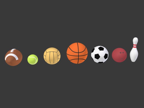 3D cartoon balls - TurboSquid 1474691