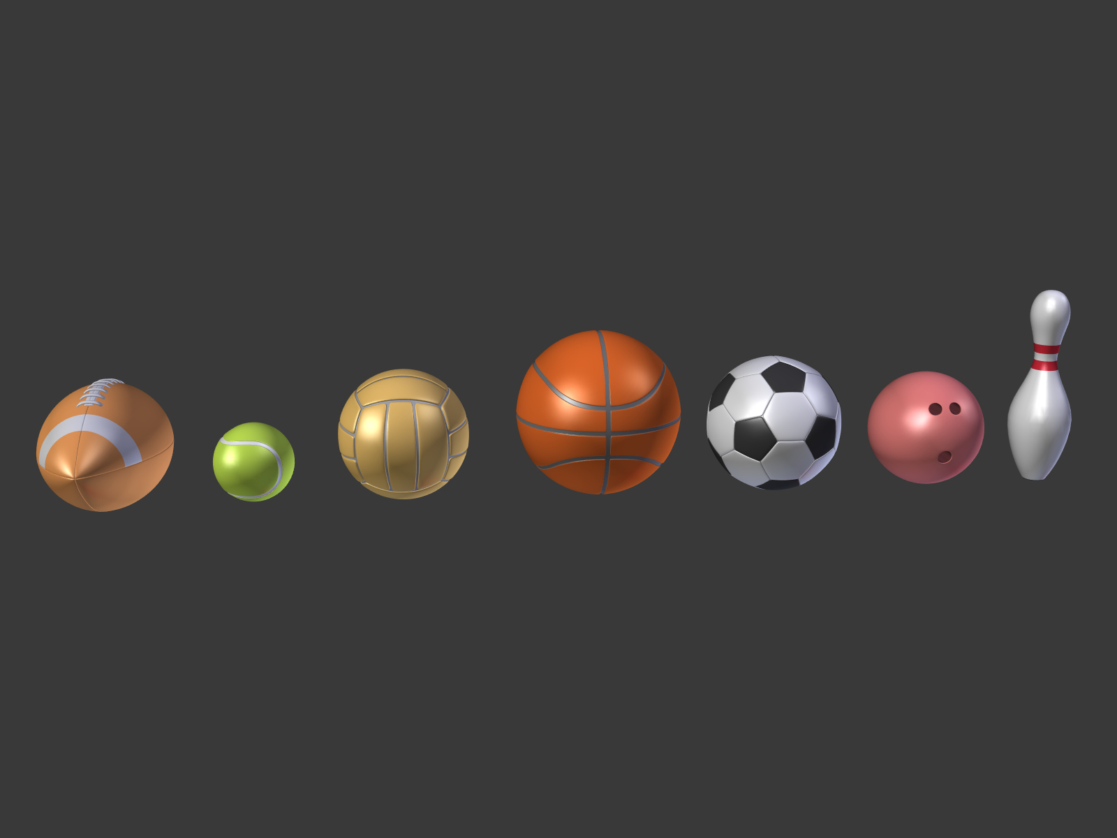 3D cartoon balls - TurboSquid 1474691