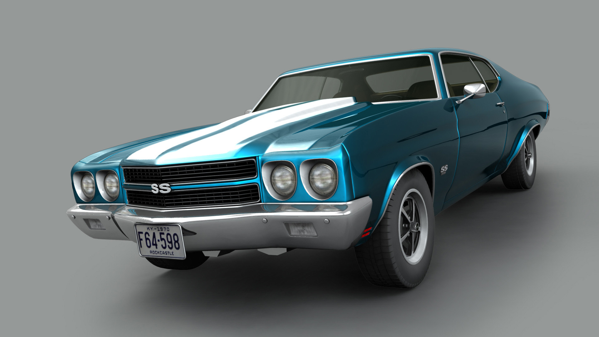 3D chevrolet chevelle 1970 model - TurboSquid 1617969