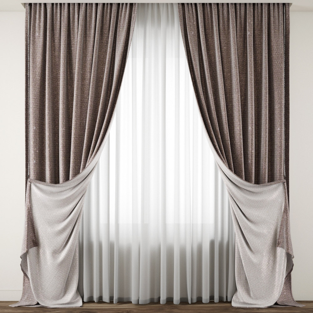 Curtain fabric drape 3D model - TurboSquid 1618007