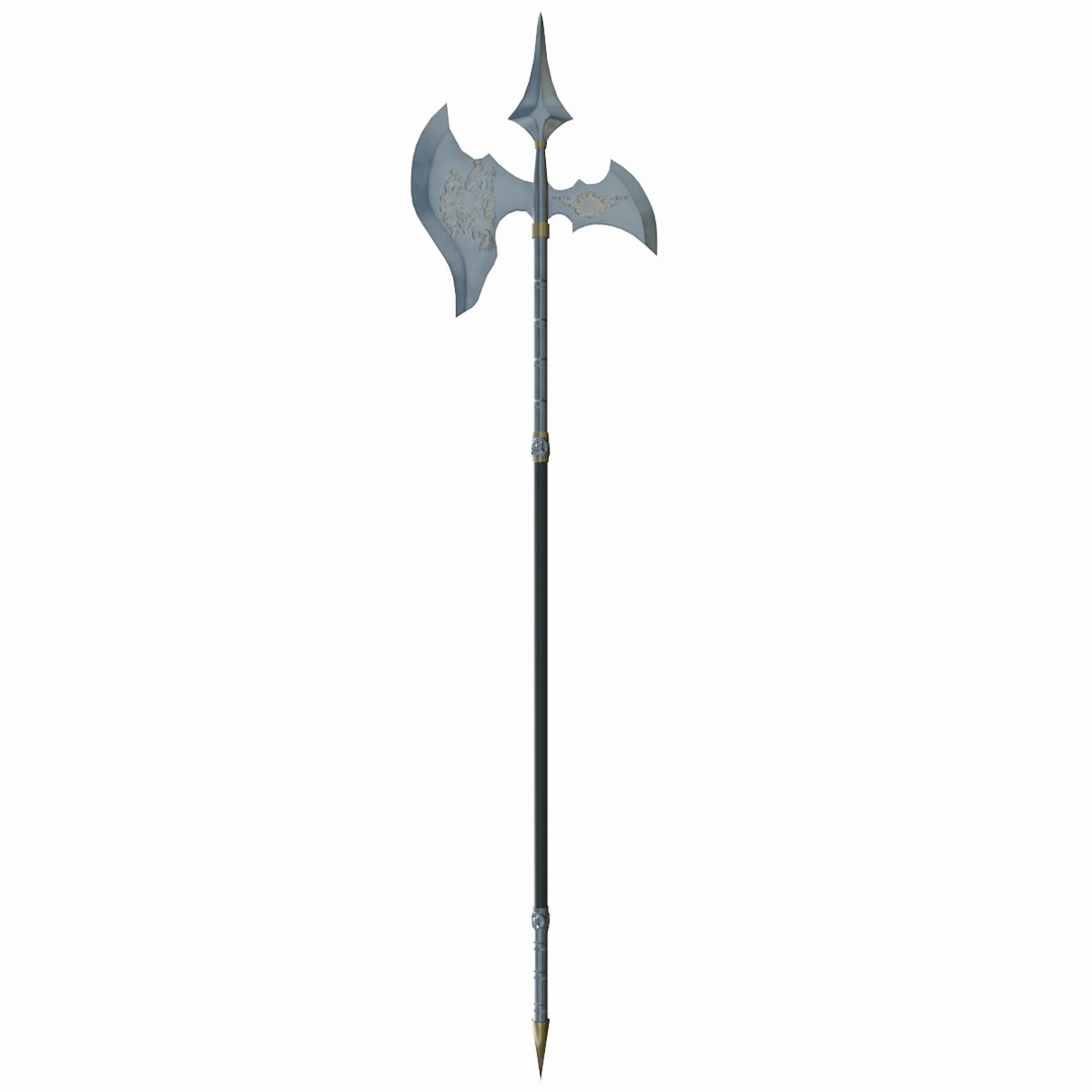 Halberd weapon 3D model - TurboSquid 1618054