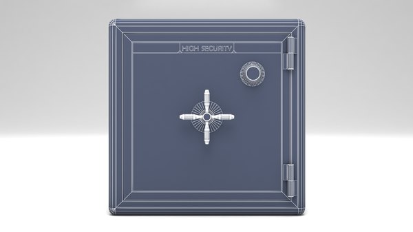 3D steel safe model - TurboSquid 1618048