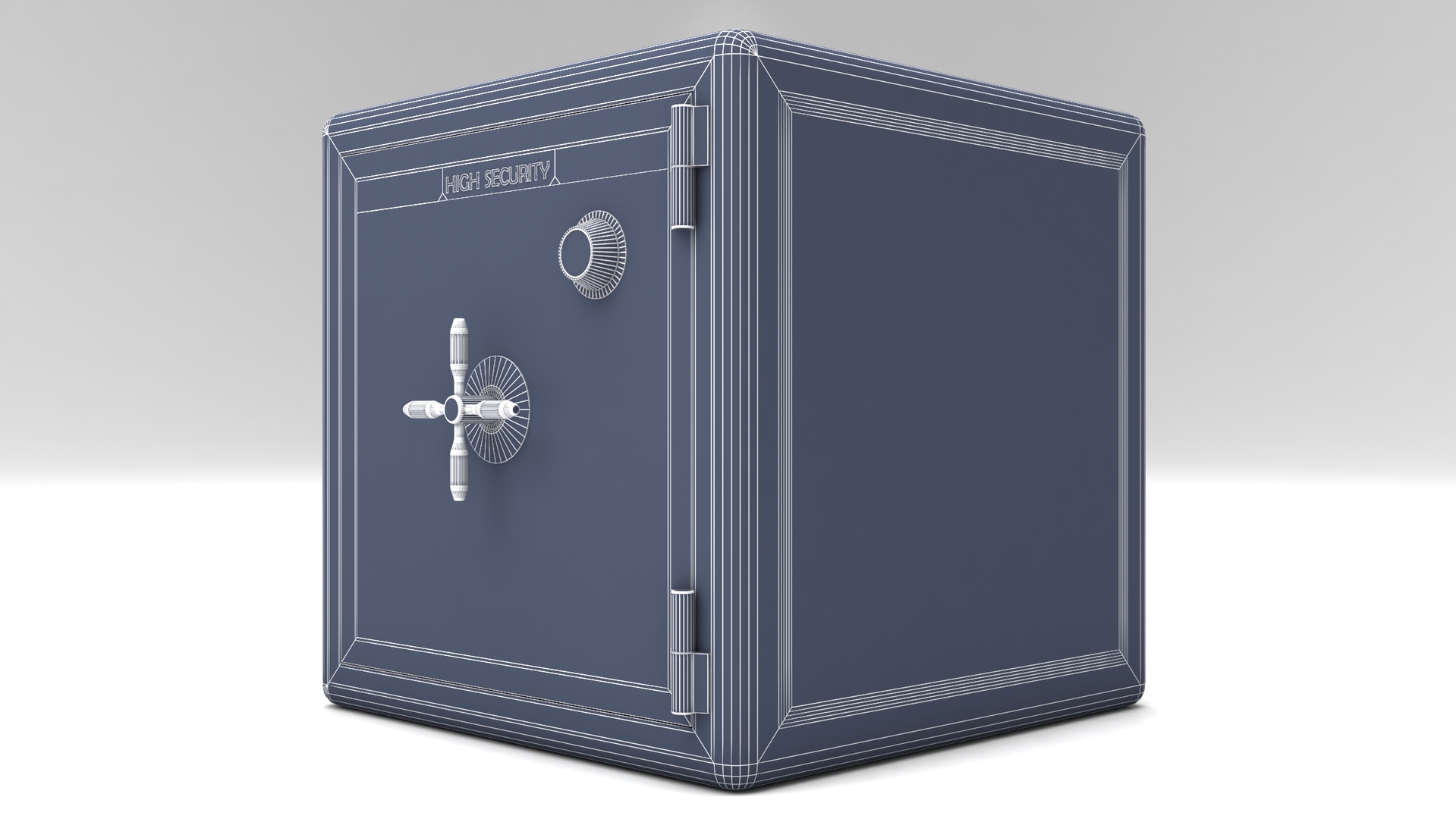 3D steel safe model - TurboSquid 1618048