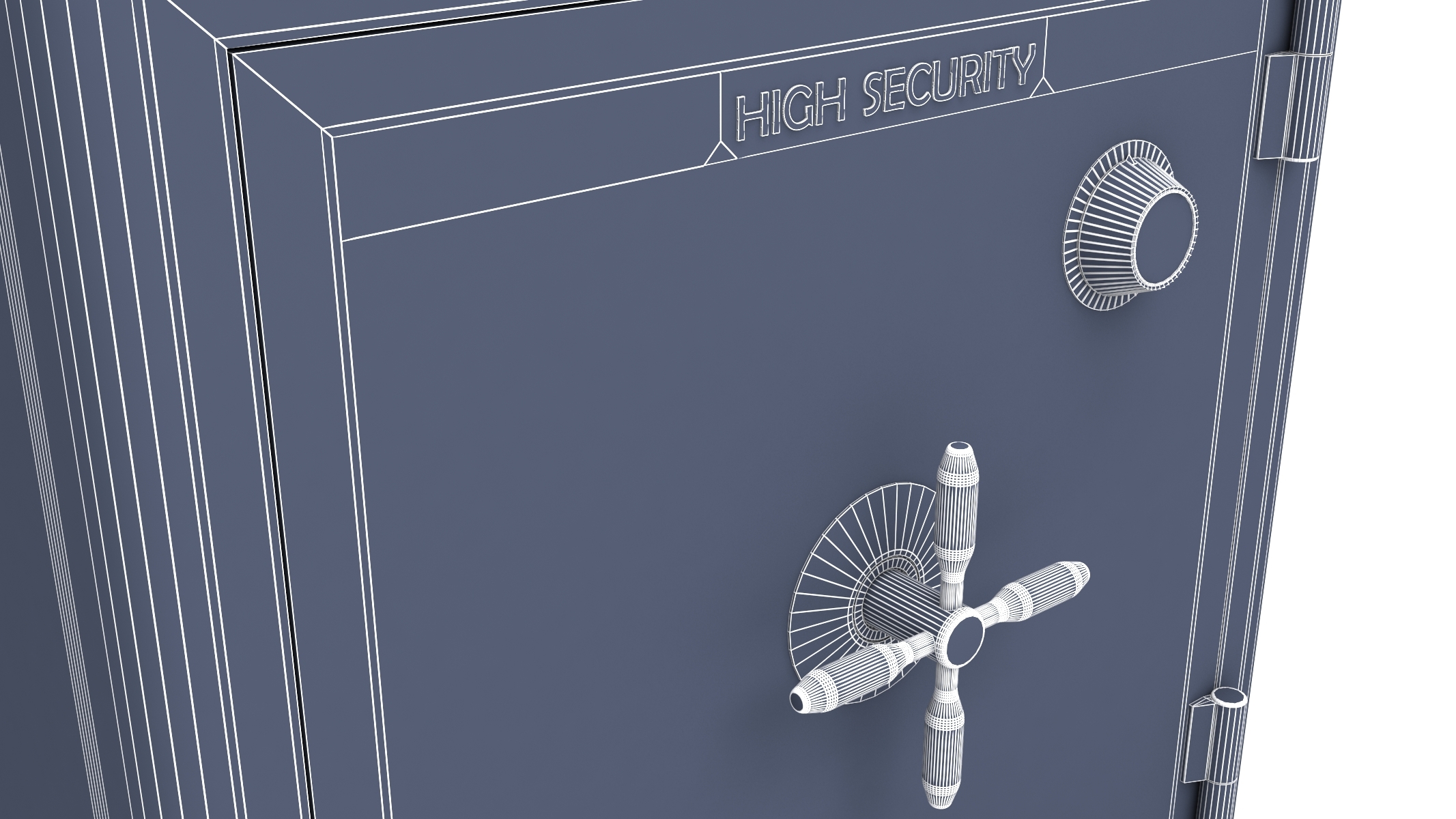 3D steel safe model - TurboSquid 1618048