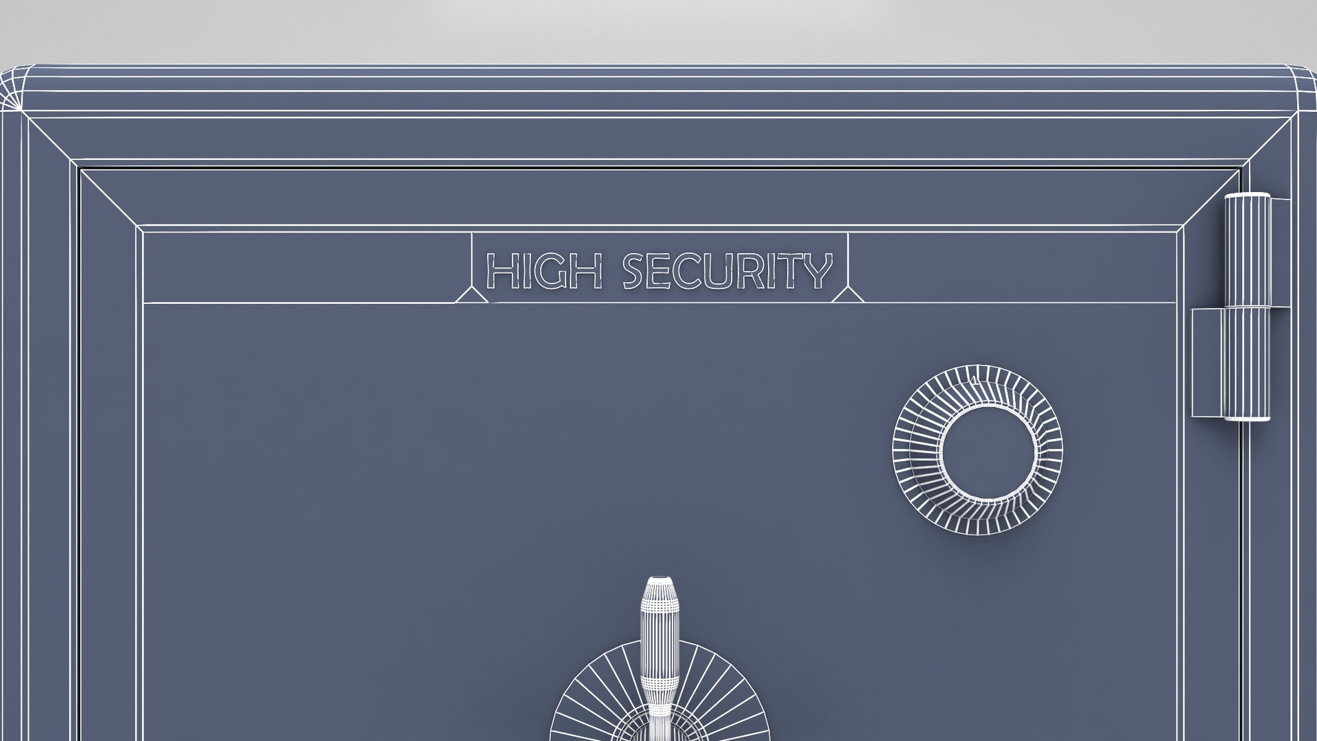 3D steel safe model - TurboSquid 1618048