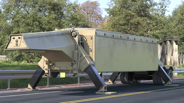 Deployed tpy 2 radar 3D model - TurboSquid 1618649