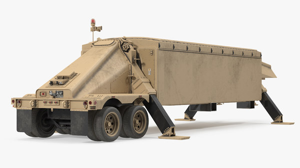 Deployed tpy 2 radar 3D model - TurboSquid 1618649