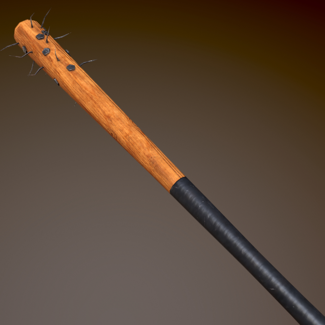Baseball bat bloody dirty 3D model - TurboSquid 1618206