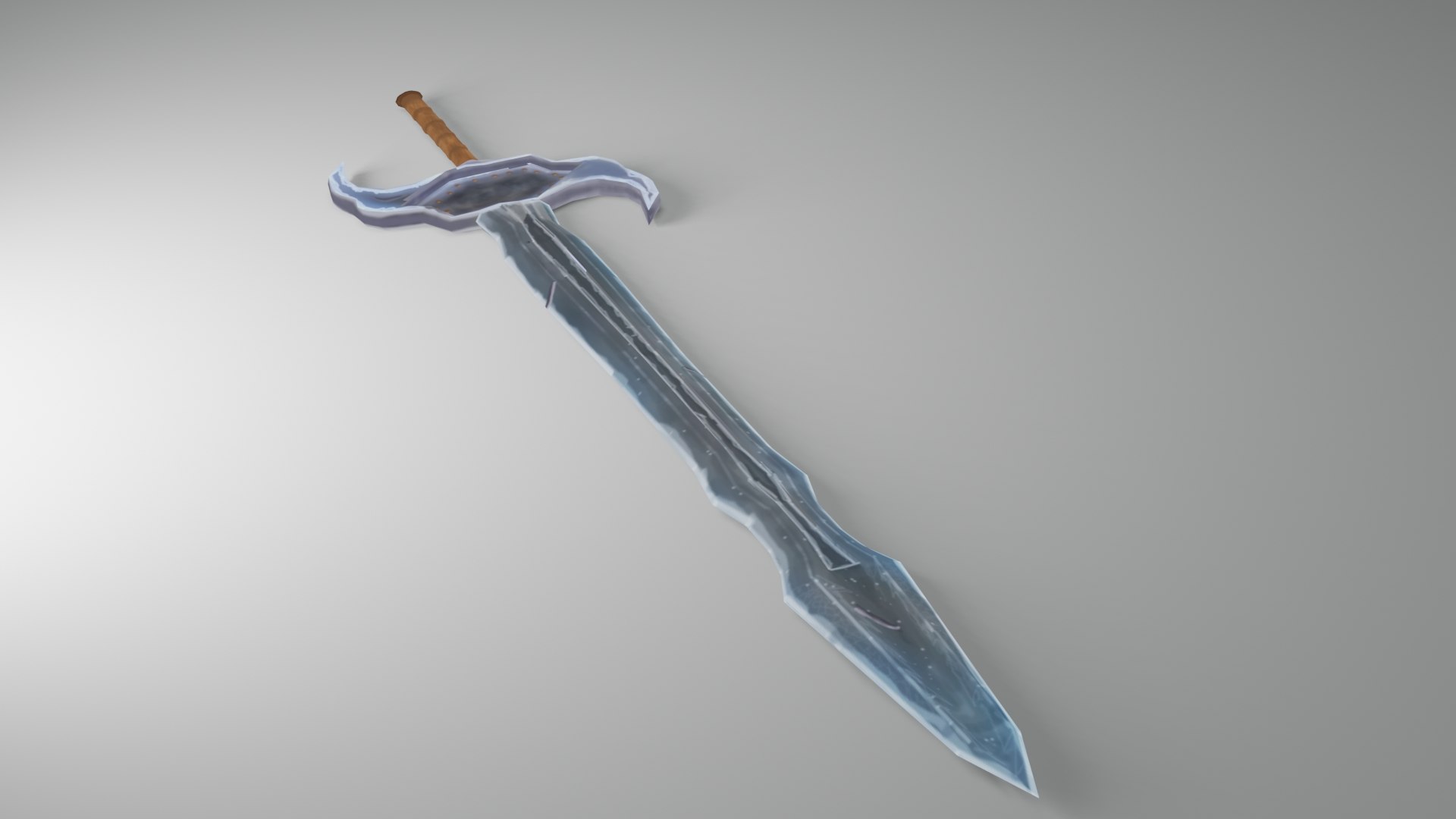 modelo 3d Espada estilizada pintada a mano - TurboSquid 1618254