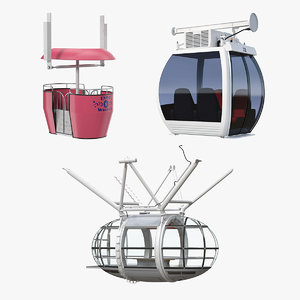 3D Cableway Models | TurboSquid