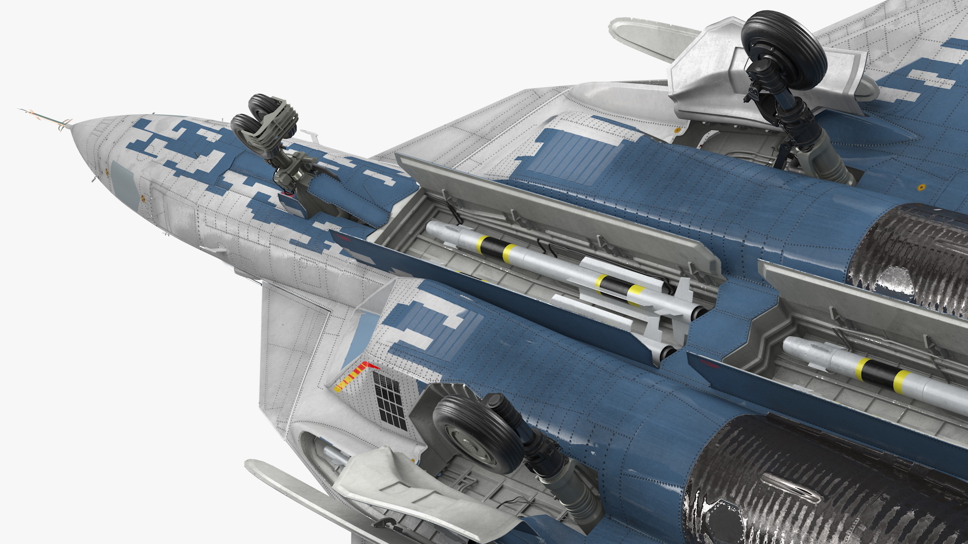 Su 57 stealth jet fighter 3D model - TurboSquid 1620879