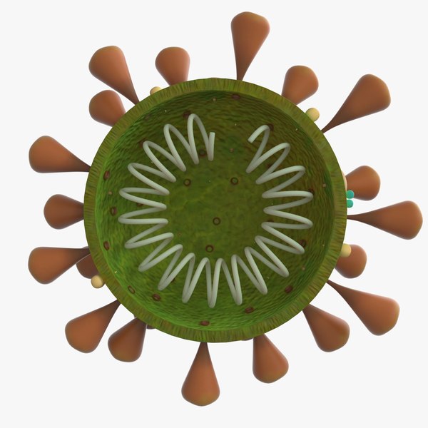 3D corona virus cross section - TurboSquid 1618773