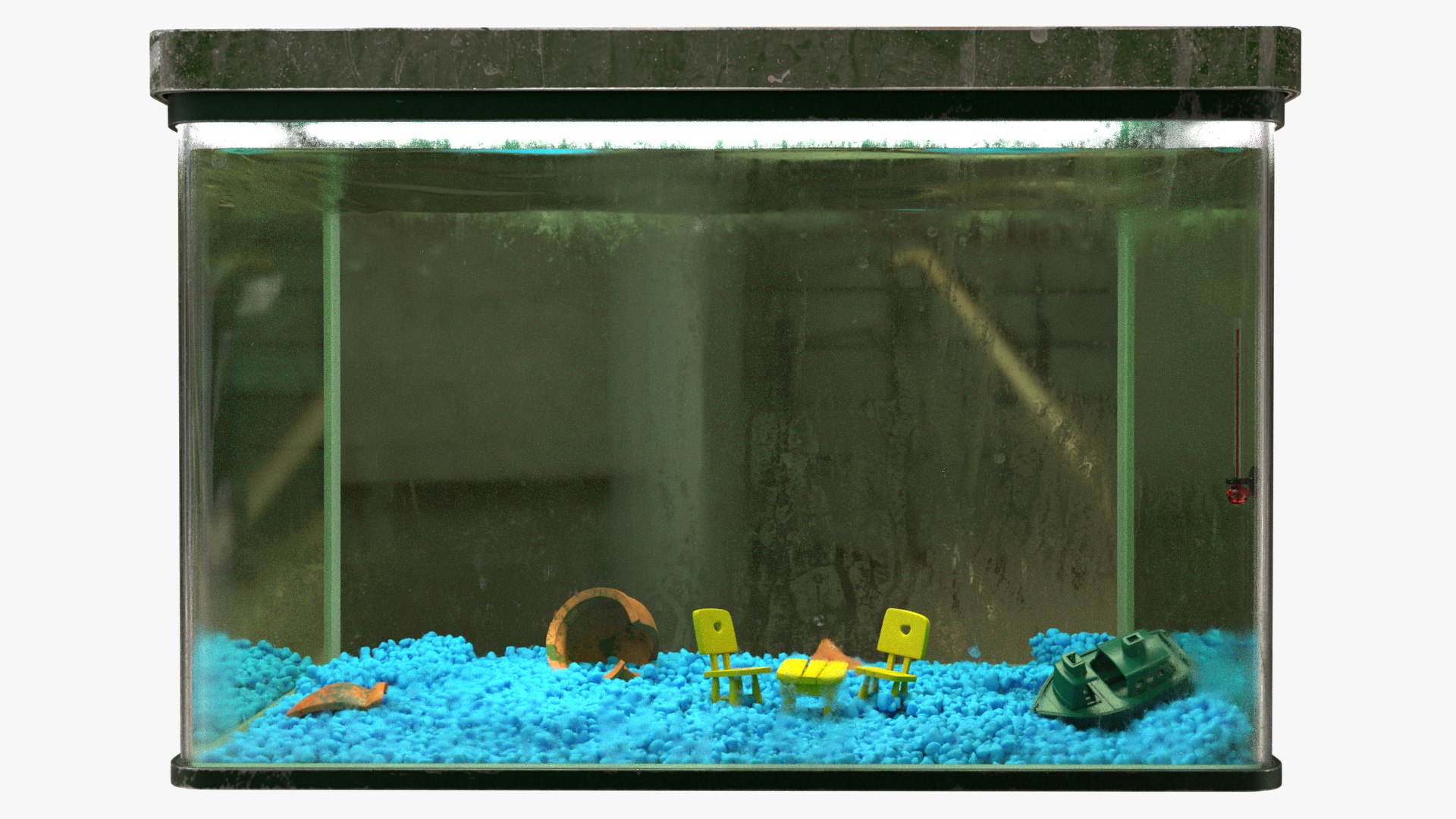 Simple cartoon aquarium animation 3D model - TurboSquid 1618821