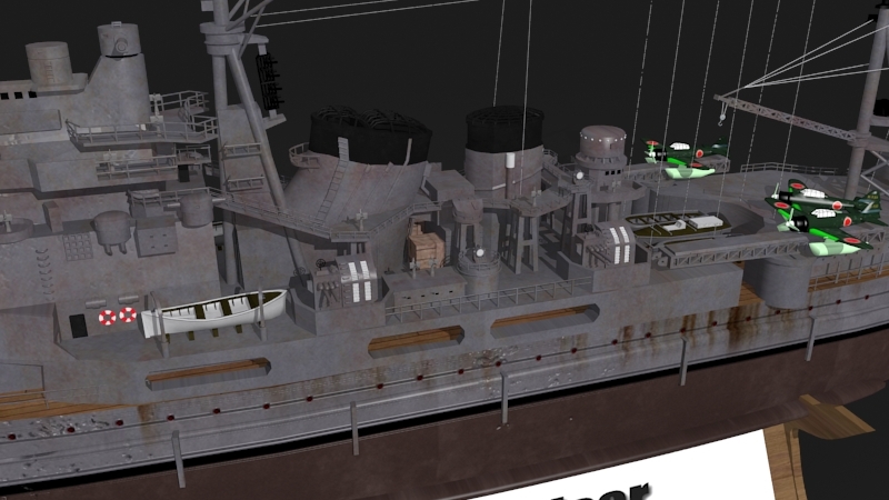 3D atago heavy cruiser - TurboSquid 1618900
