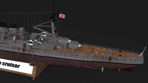 3D atago heavy cruiser - TurboSquid 1618900