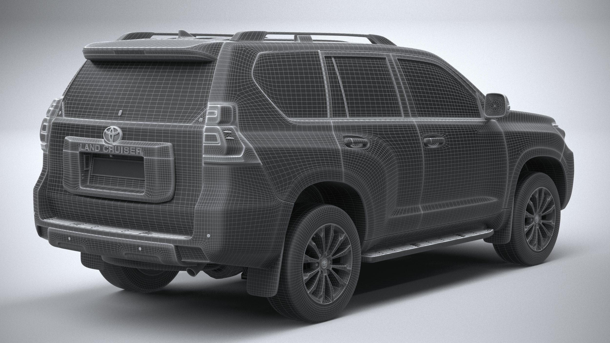 Toyota land cruiser 3D model - TurboSquid 1619055