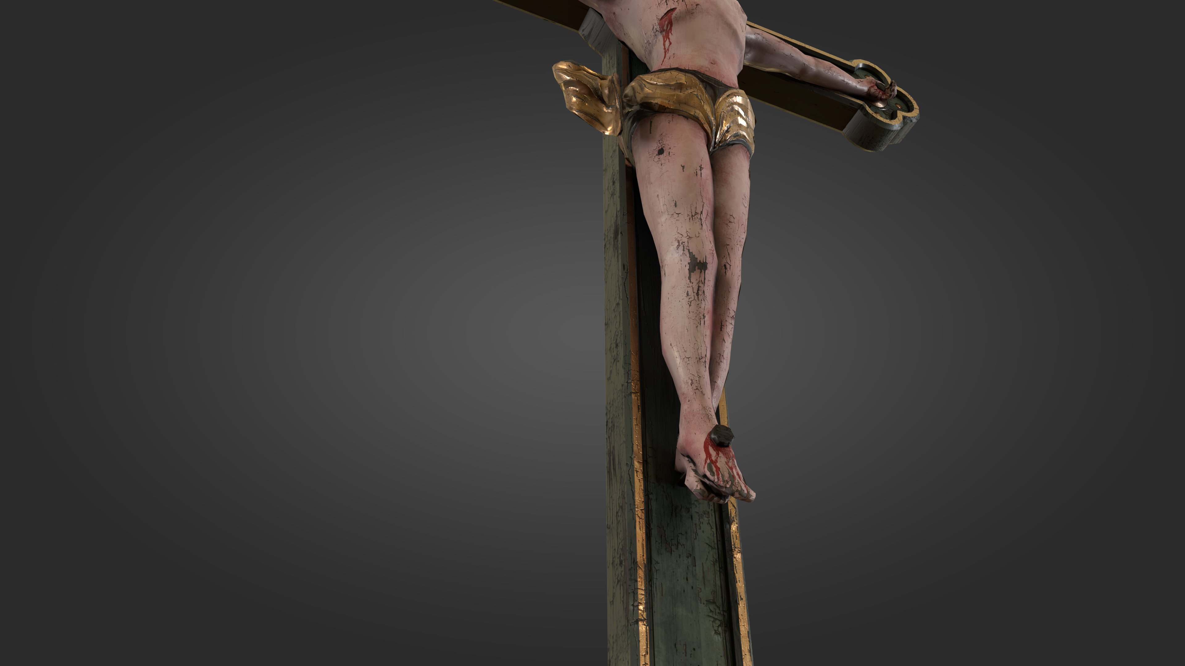 Crucifixo PBR de Madeira Medieval Modelo 3D - TurboSquid 1605890