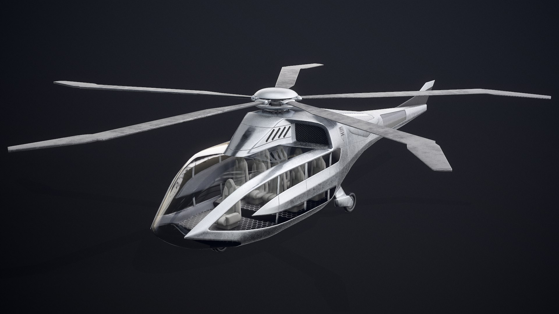 Bell fc-x helicopter concept 3D model - TurboSquid 1619104