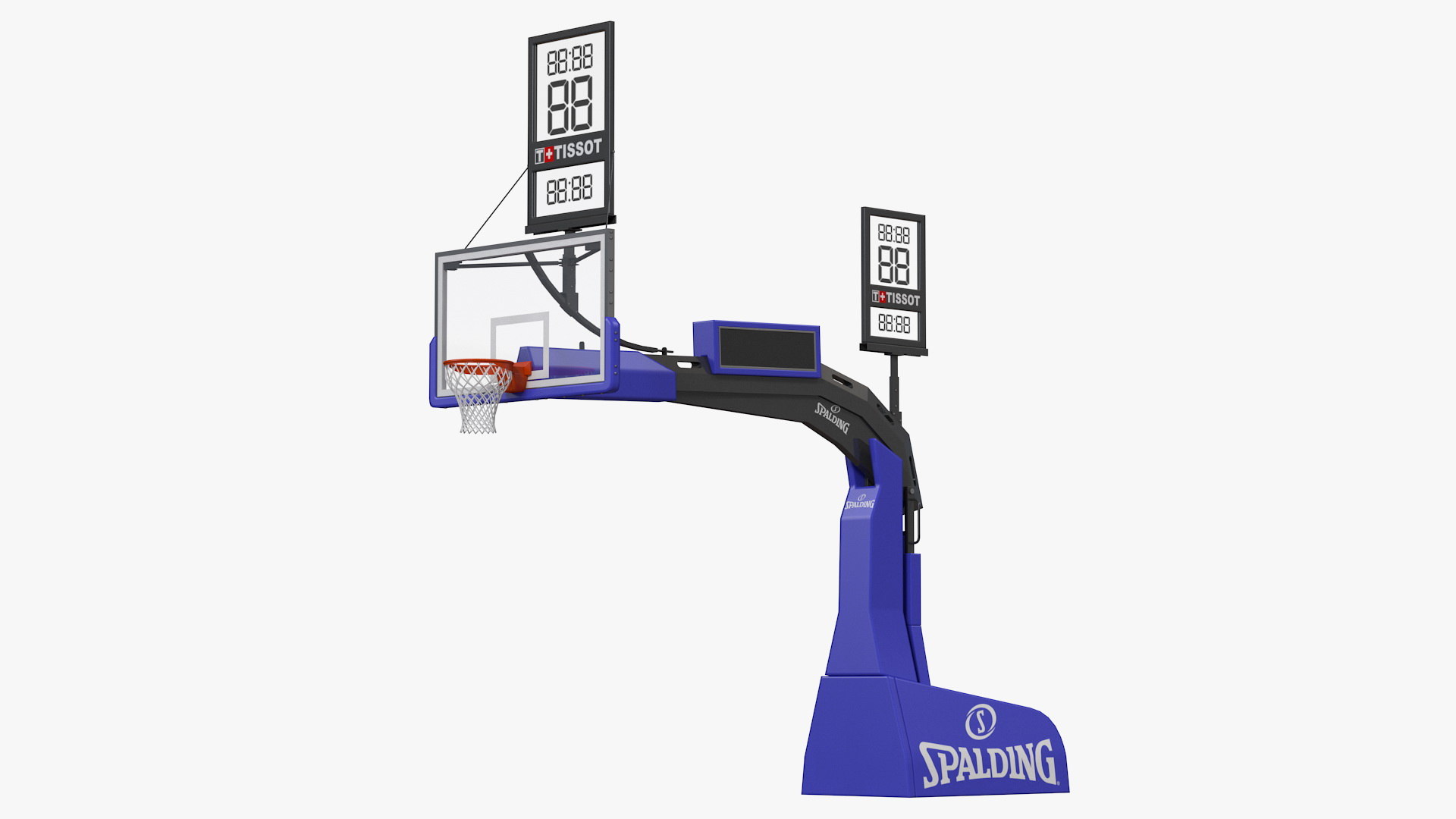 Modello 3D Hydraulic Portable Basketball Backstop Spalding - TurboSquid ...