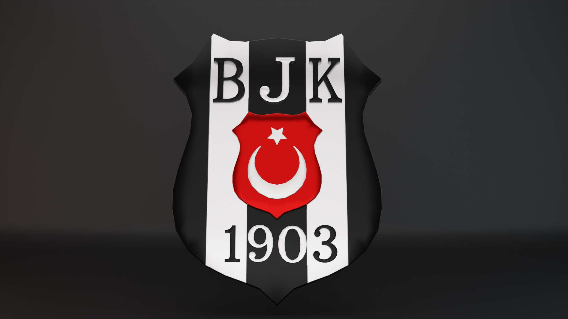 modelo 3d Logotipo de BJK - TurboSquid 1619411