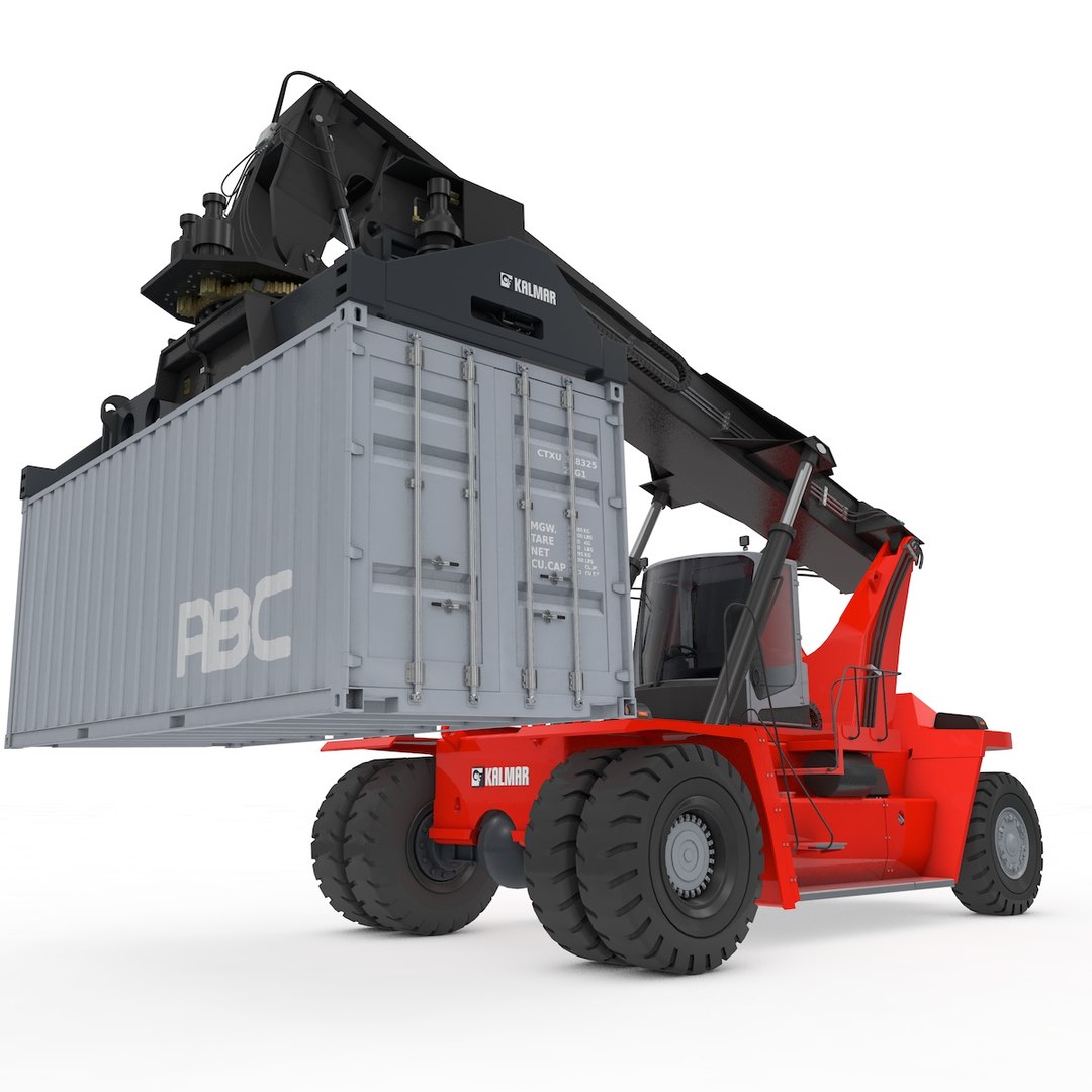 3D model container reach stacker - TurboSquid 1617525