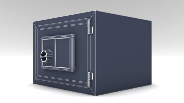 3D steel safe model - TurboSquid 1618710