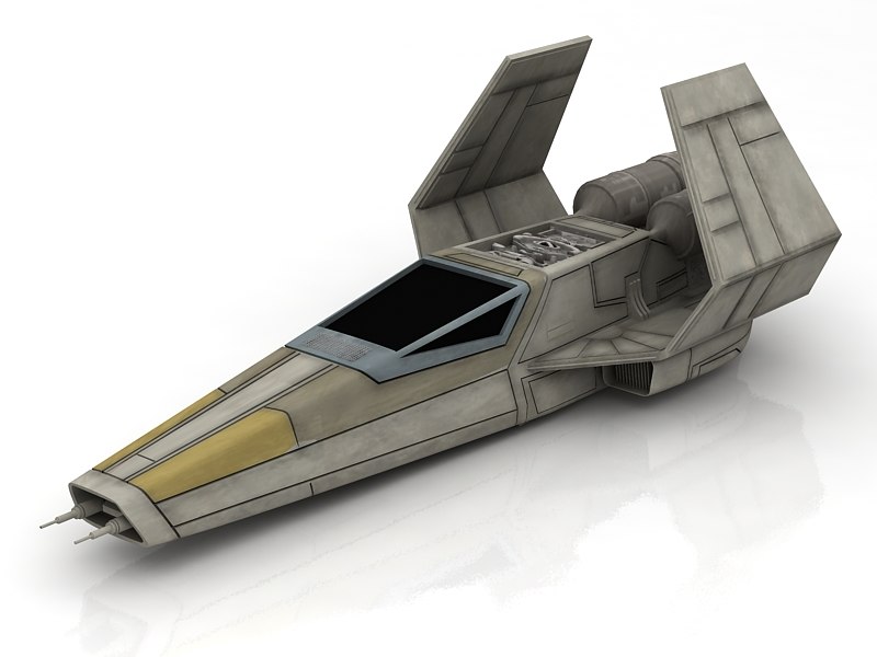 Rebelion spacecraft spaceship t-65 3D - TurboSquid 1619584