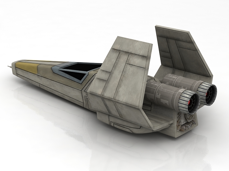 Rebelion spacecraft spaceship t-65 3D - TurboSquid 1619584