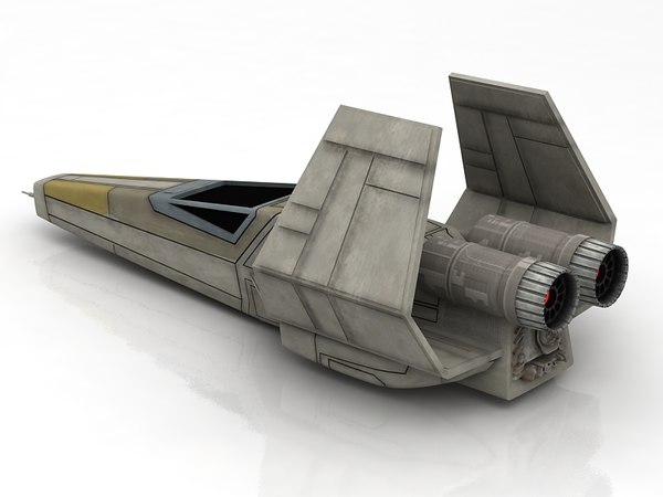 Rebelion spacecraft spaceship t-65 3D - TurboSquid 1619584