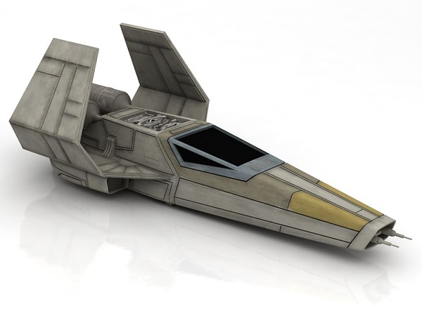 Rebelion spacecraft spaceship t-65 3D - TurboSquid 1619584