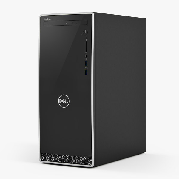 3D dell desktop computer inspiron - TurboSquid 1619641