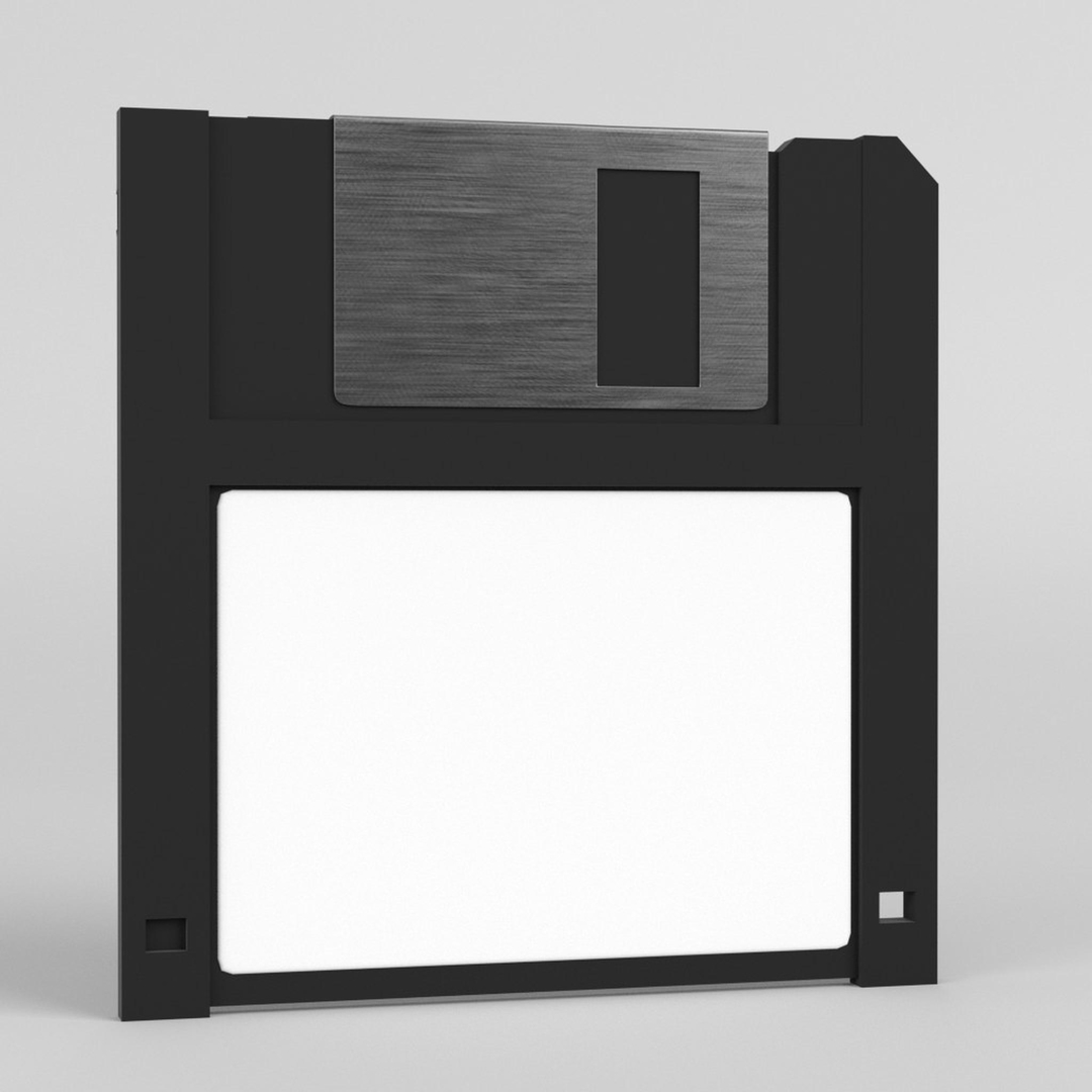 3D floppy disk model - TurboSquid 1274222