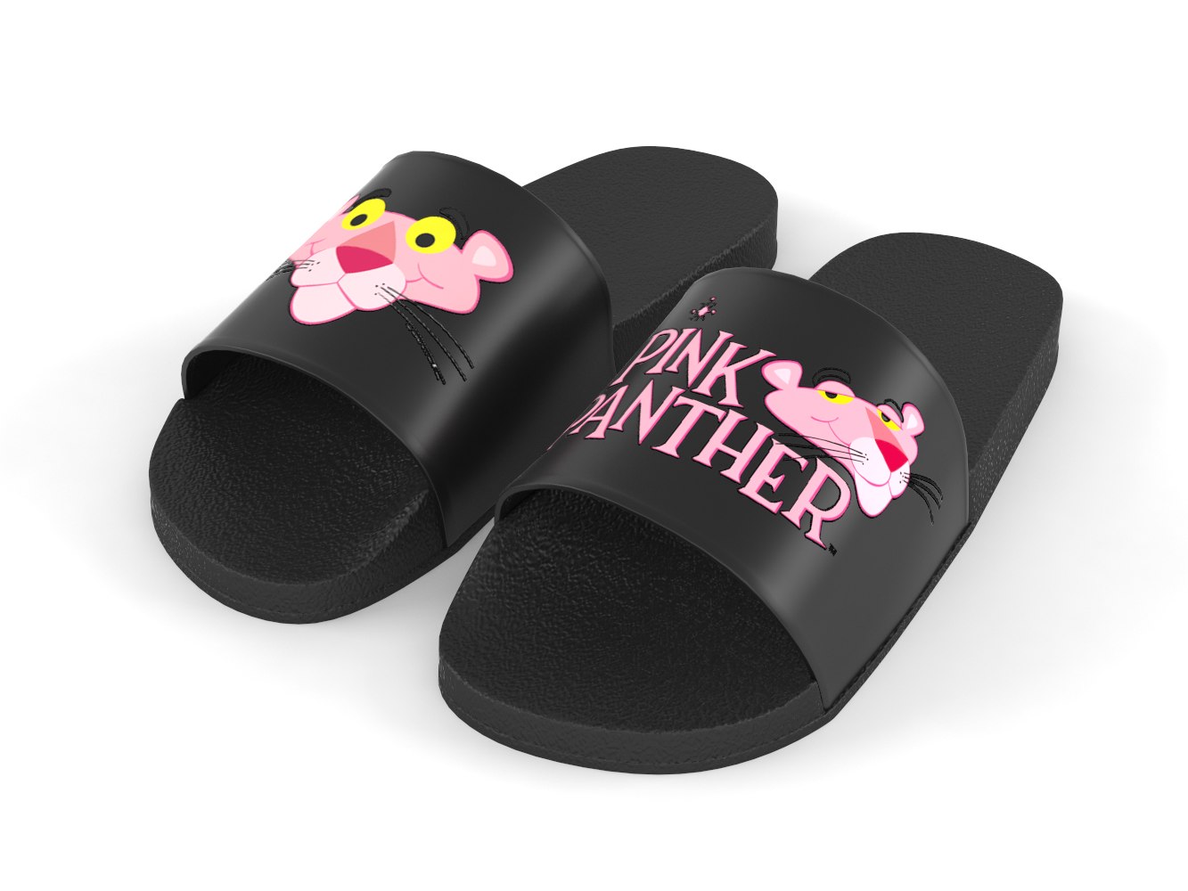 3D pink panther home slipper - TurboSquid 1619919