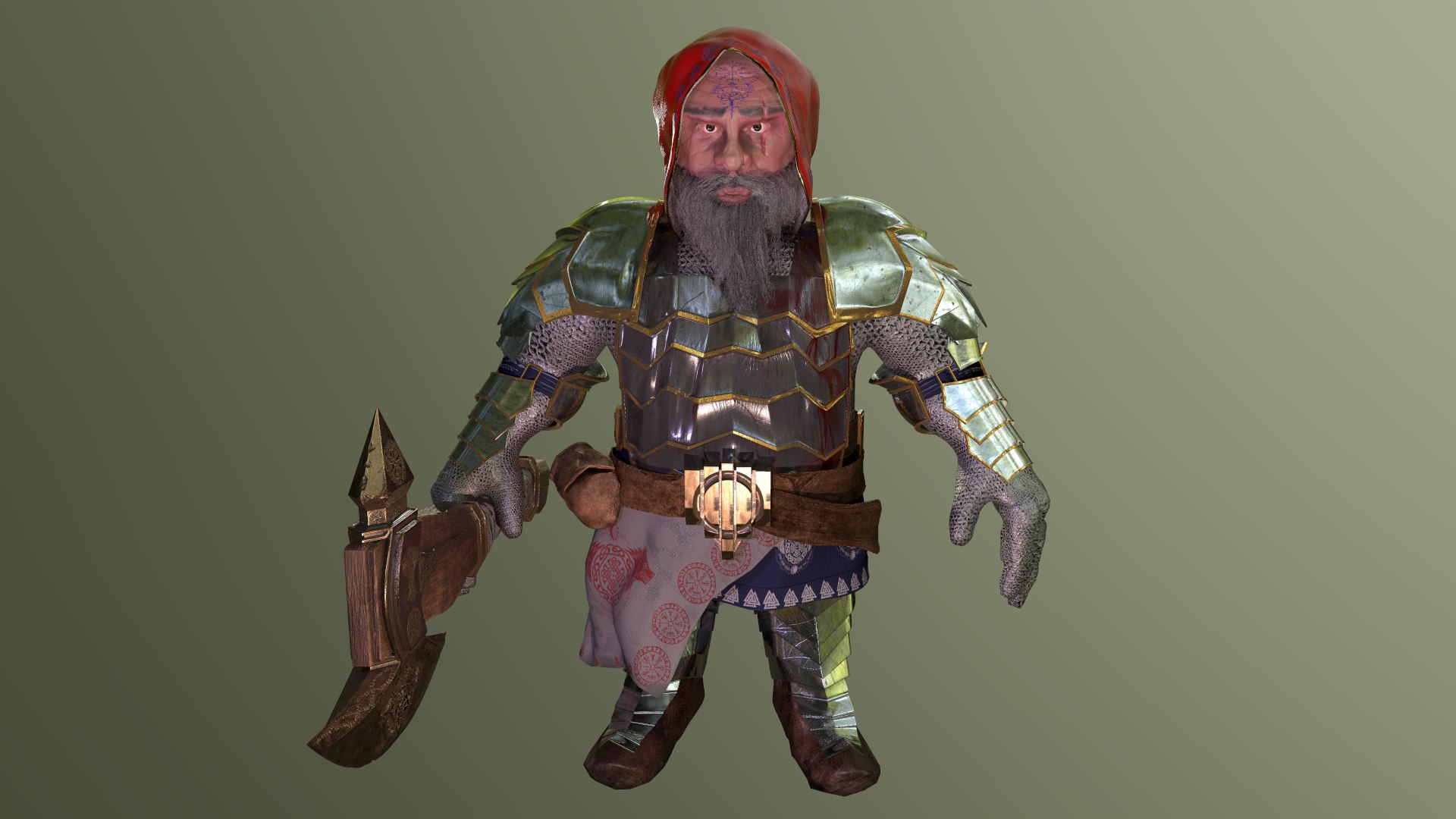 Imperial dwarf 3D model - TurboSquid 1619924