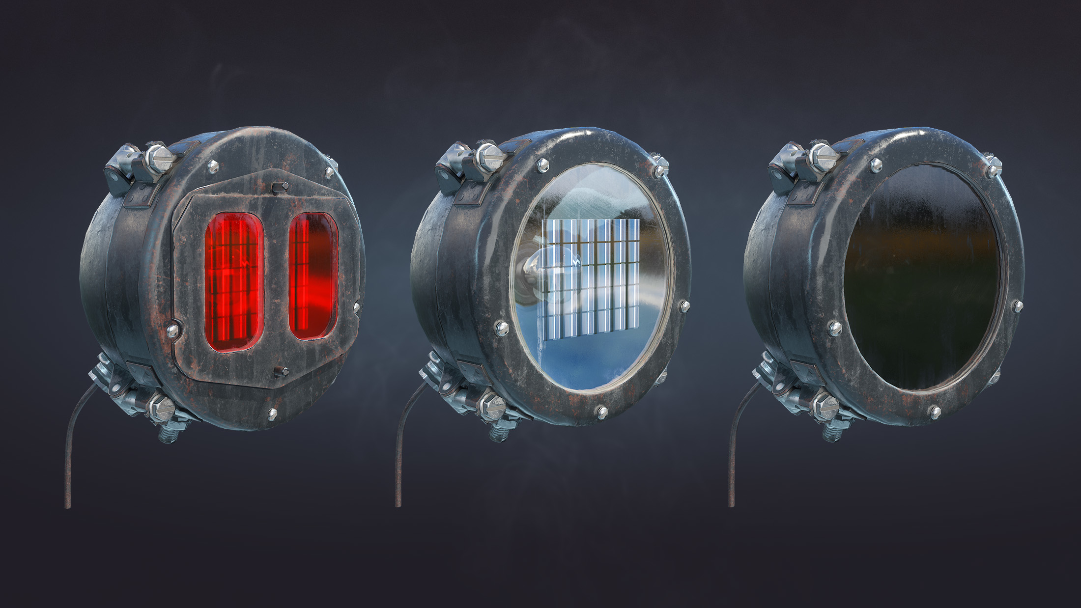 Ready headlight tank fg-127 3D model - TurboSquid 1620028