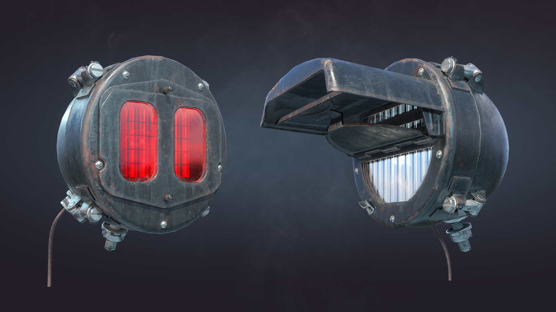 Ready headlight tank fg-127 3D model - TurboSquid 1620028